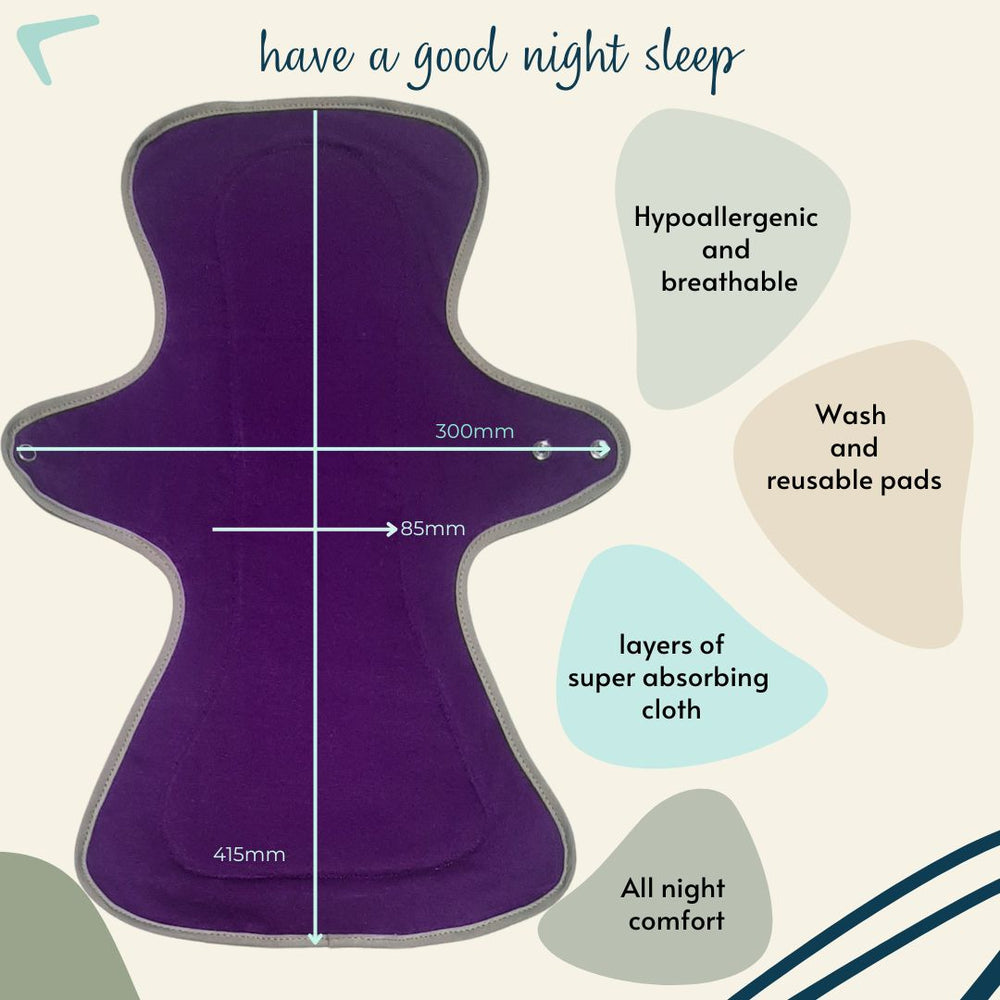 Reusable Cloth Pads - XXXL (Night Pad) - Pack of 1