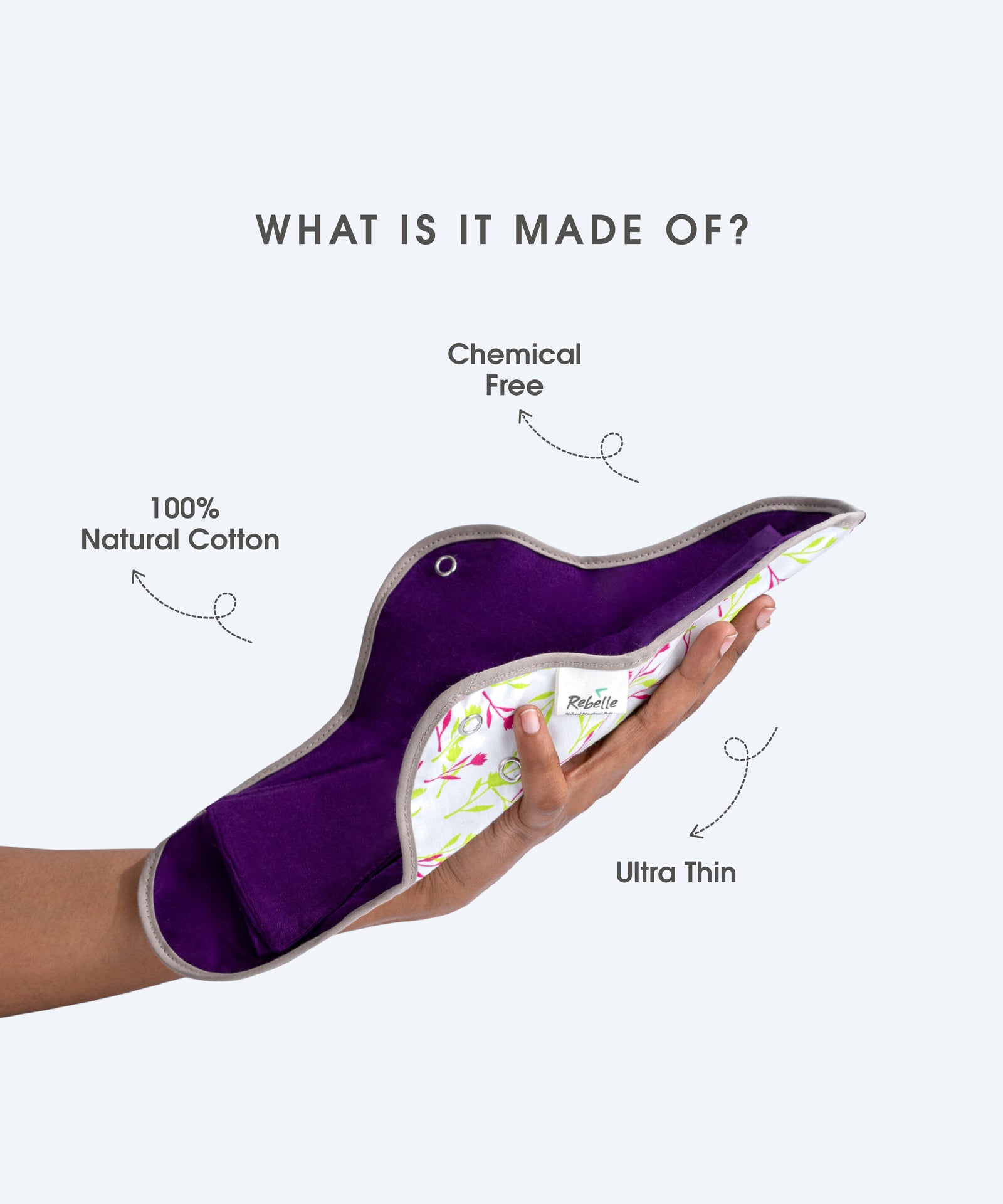 Reusable Foldable Cloth Pads | Eco-Friendly & Washable