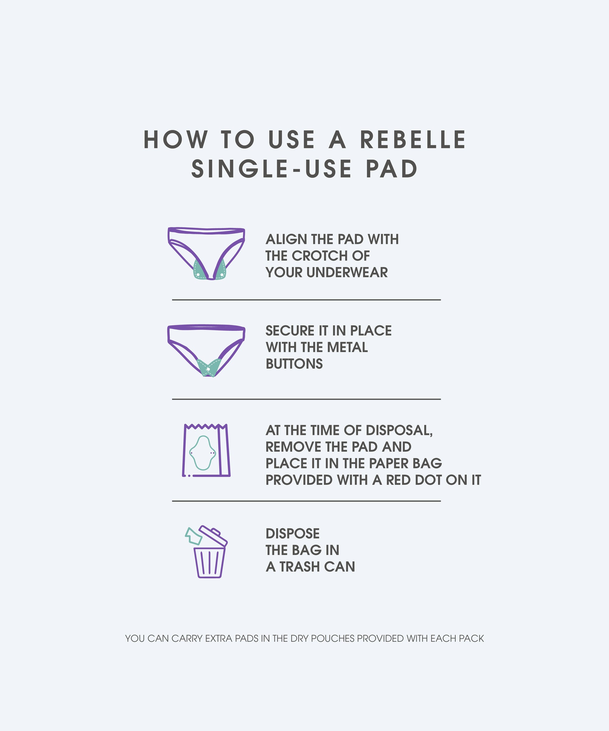 Single Use Cloth Pads | Convenient & Sustainable Period Care